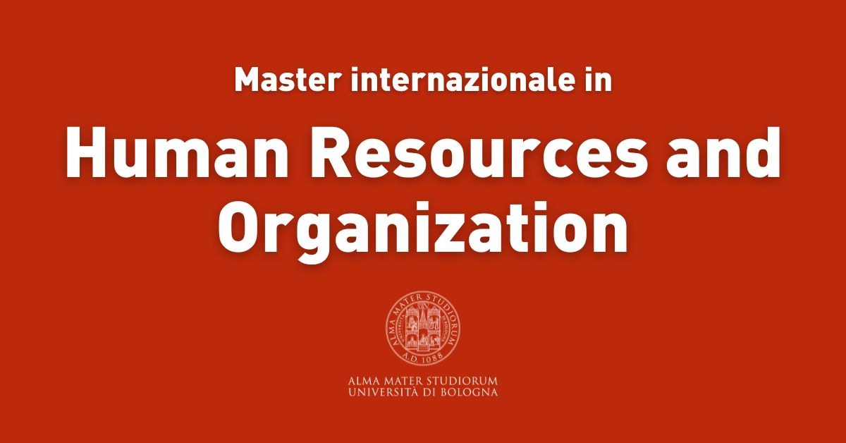 Scheda Master - Human Resources and Organization — Università di Bologna